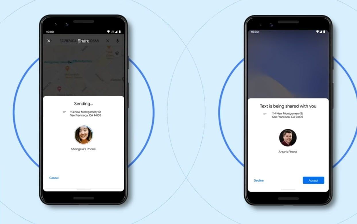 Google has an AirDrop file sharing rival feature for Android called ...